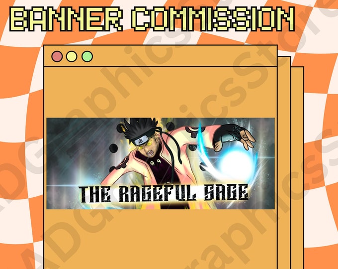 Twitch Banner Commission - Etsy