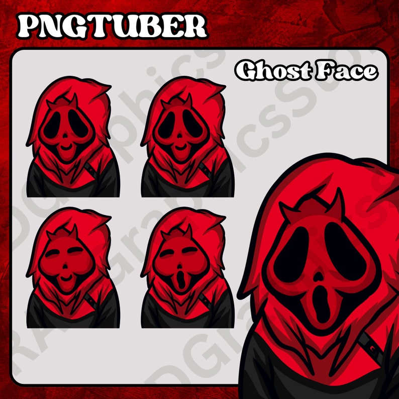 Ghost Face DBD 4 Styles Pngtuber PNG Tuber Instant - Etsy Australia