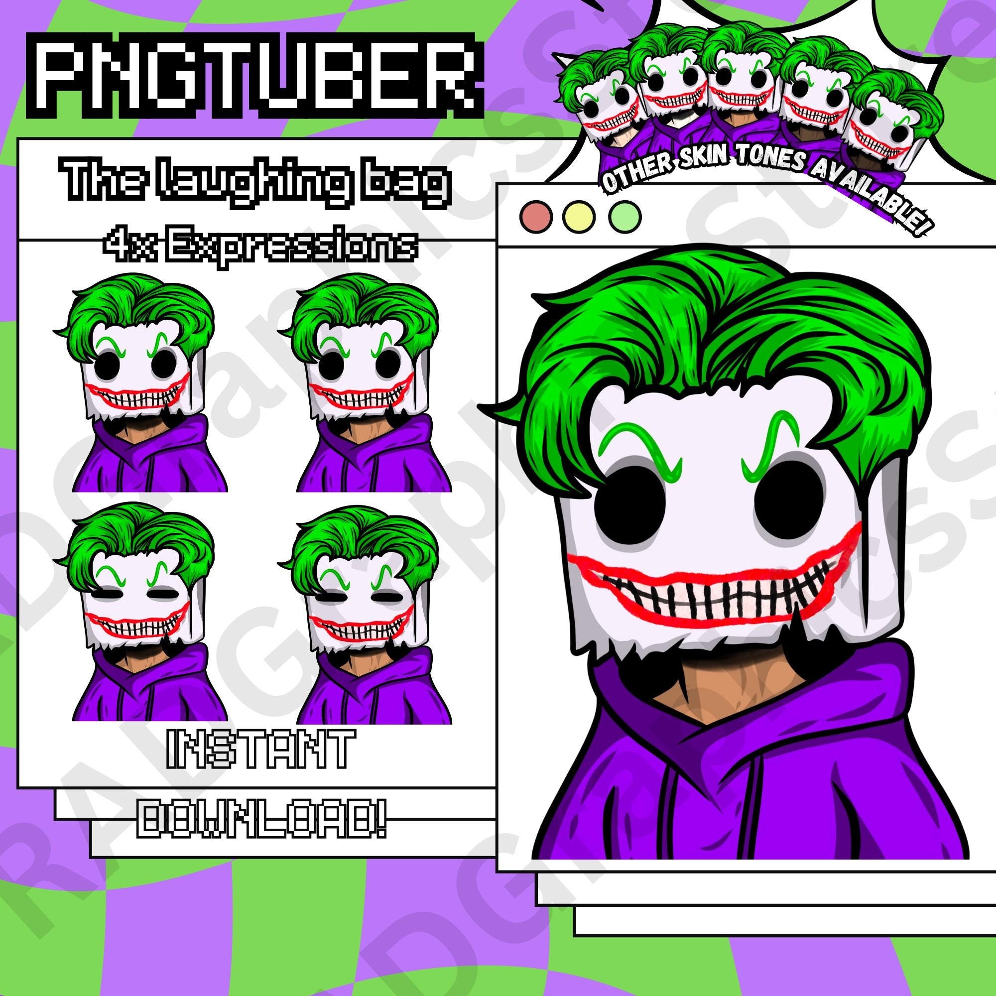 Paper Bag 2.0, Pngtuber, PNG Tuber, Instant Download, Pngtuber Anime ...