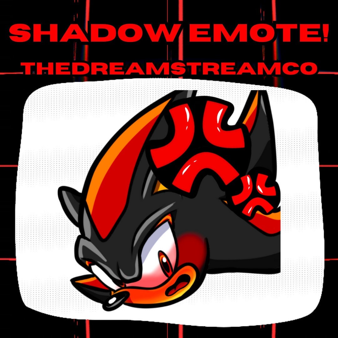 Twitch Emote / Shadow the Hedgehog Angry Emote Funny Fun / - Etsy