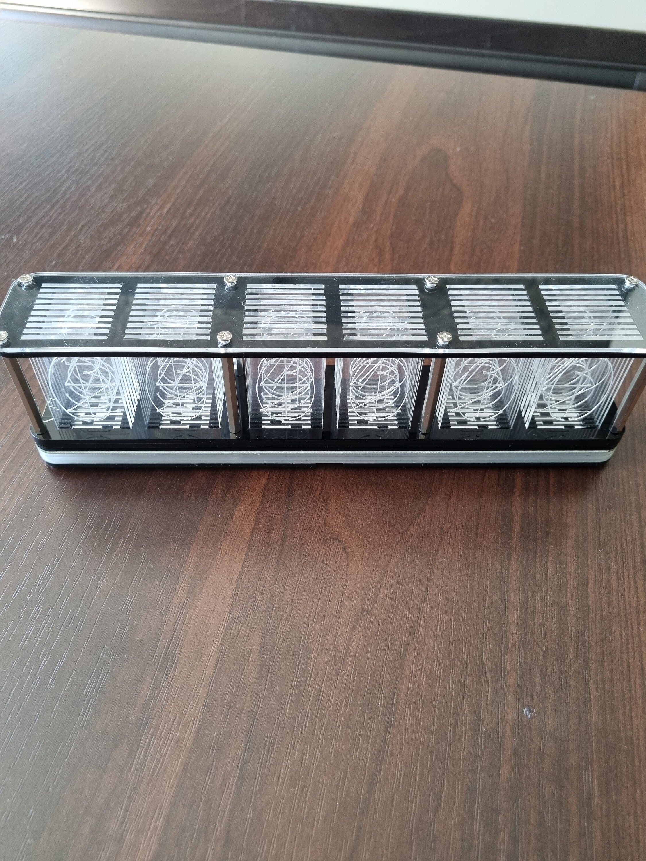 Glow Tube LED Clock - Etsy