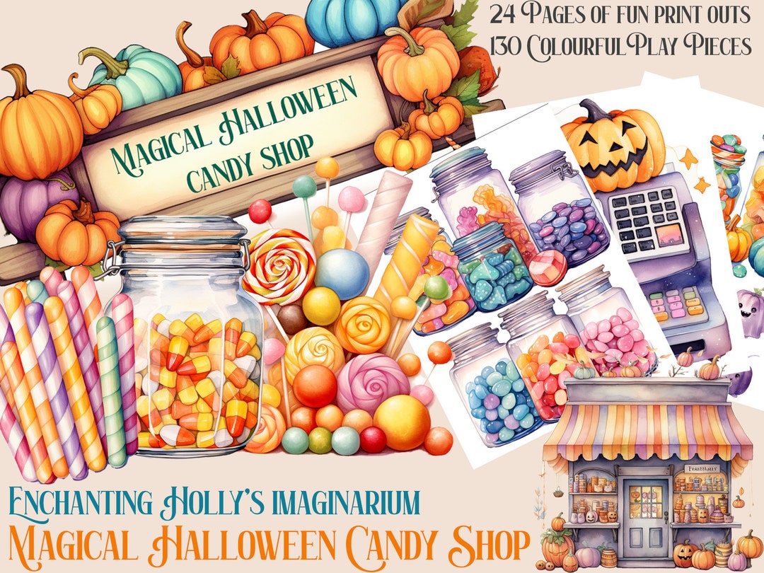 Enchanting Holly's Magical Halloween Candy Shop Play Set - Etsy UK