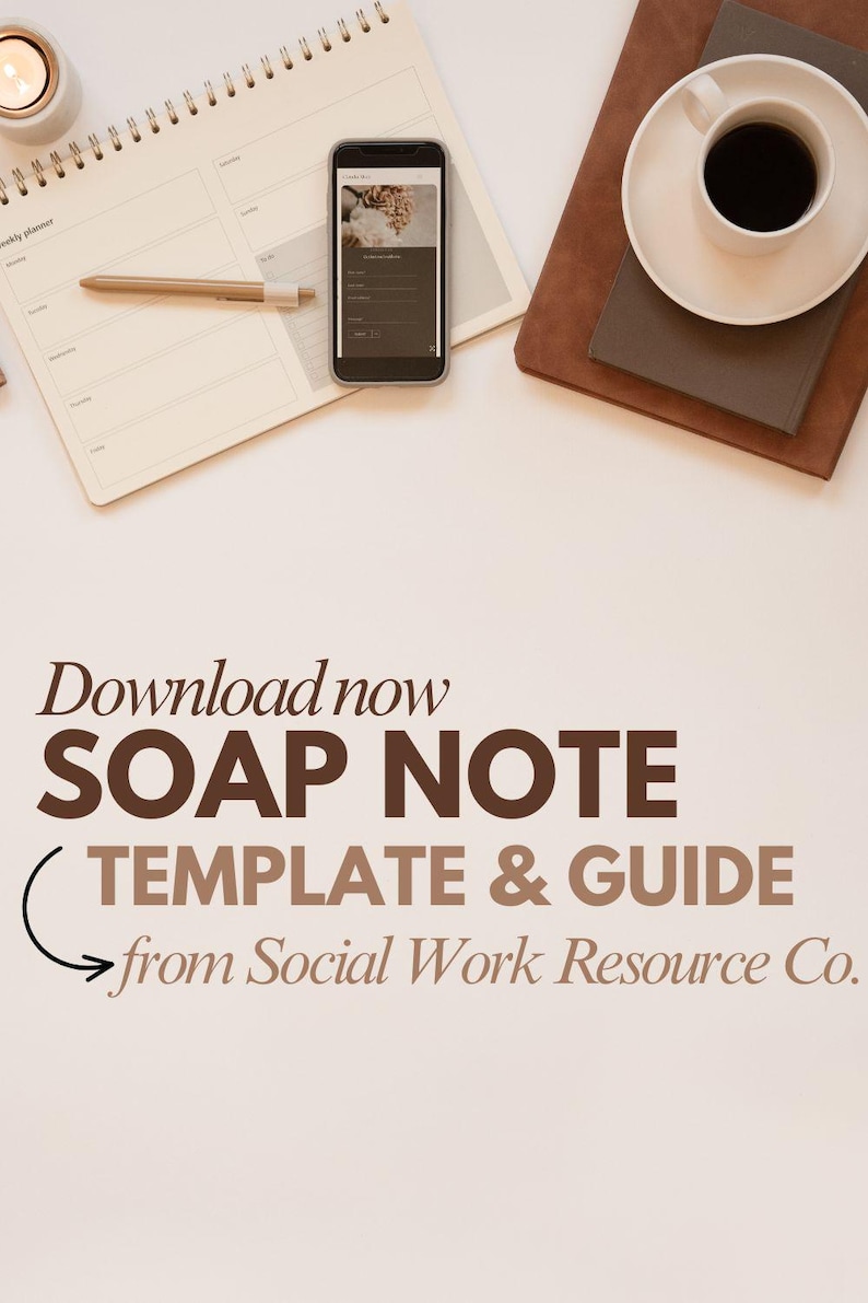 SOAP Note Template & Guide | Social Work Printable PDF | Counseling ...
