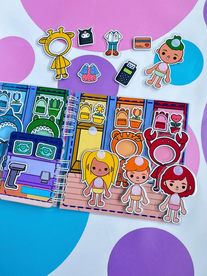 Toca Boca Paper Doll, Maison Toca boca, Maison de poupée en papier ...