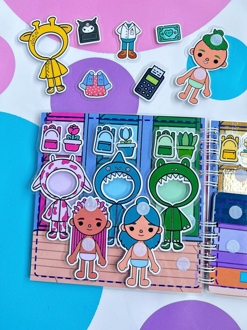 Toca Boca Paper Doll, Toca Boca House, Printable Paper Dollhouse ...