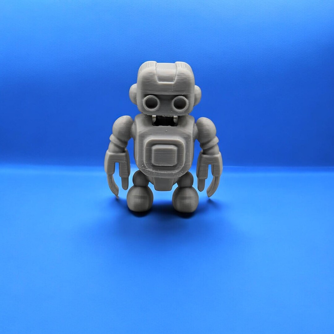 3D Printed Robot Toy Paintable Figure DIY Robot Craft Kit Handmade ...