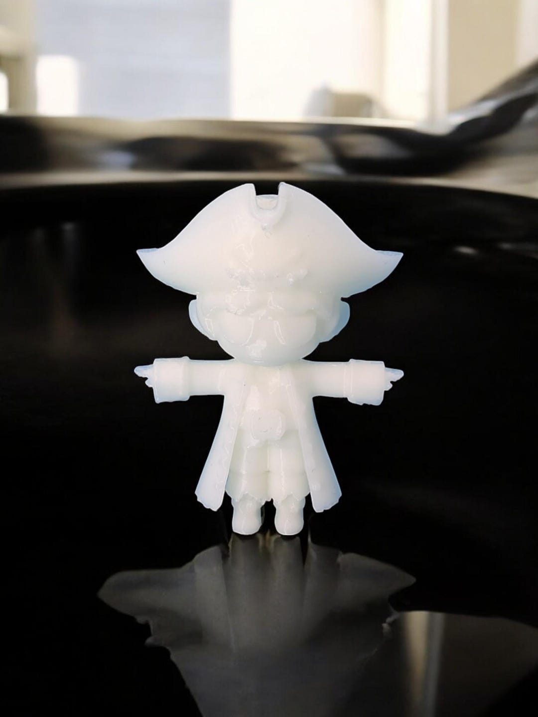 PLA Pirate Figure for Painting Blackbeard Model Maritime Collectible ...