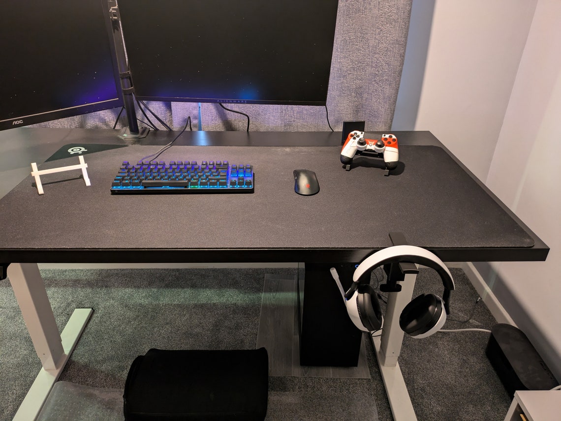 Gaming Headset Stand 3D Printed Gaming Accessories Office Gaming Desk ...