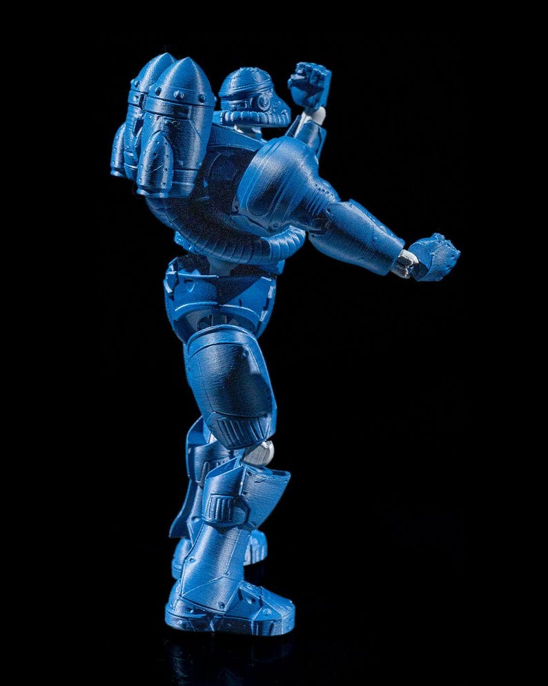 Articulated Robot Figure Poseable Mech Toy Collectible Sci-fi Robot ...