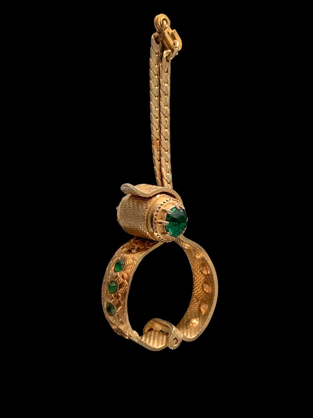 Vintage Glove Clip Shur Lock Gluv-gard, Green Stone - Etsy