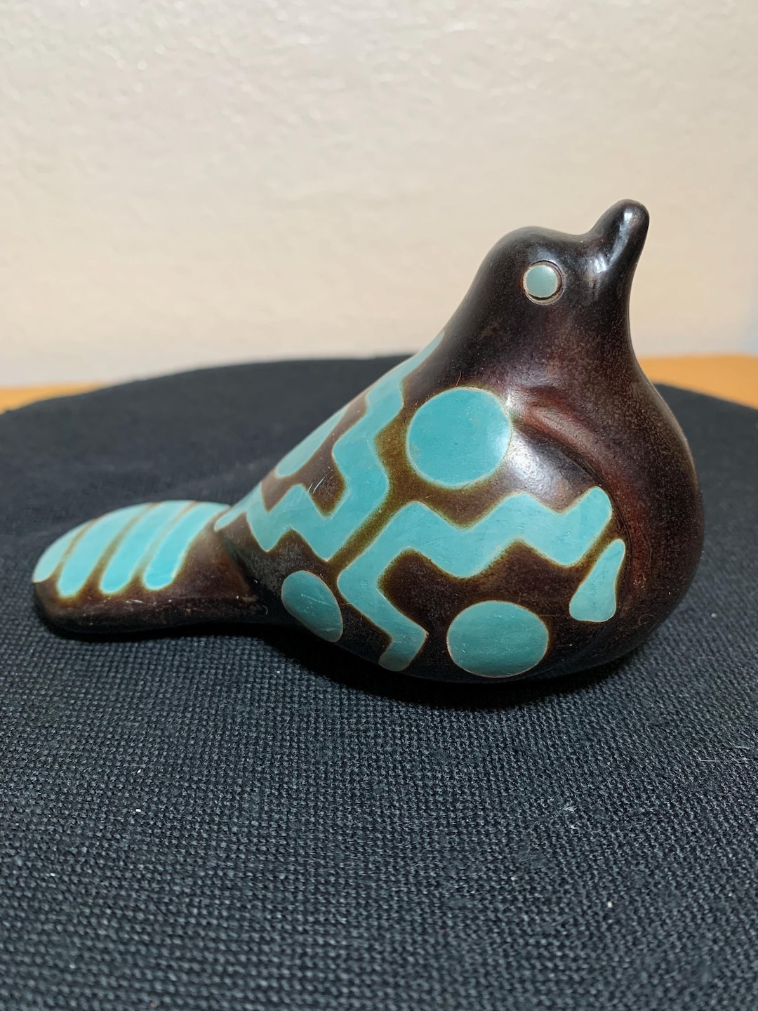 Chulucanas Peruvian Pottery Bird Signed by Miguel Sullon Paz, Bird ...