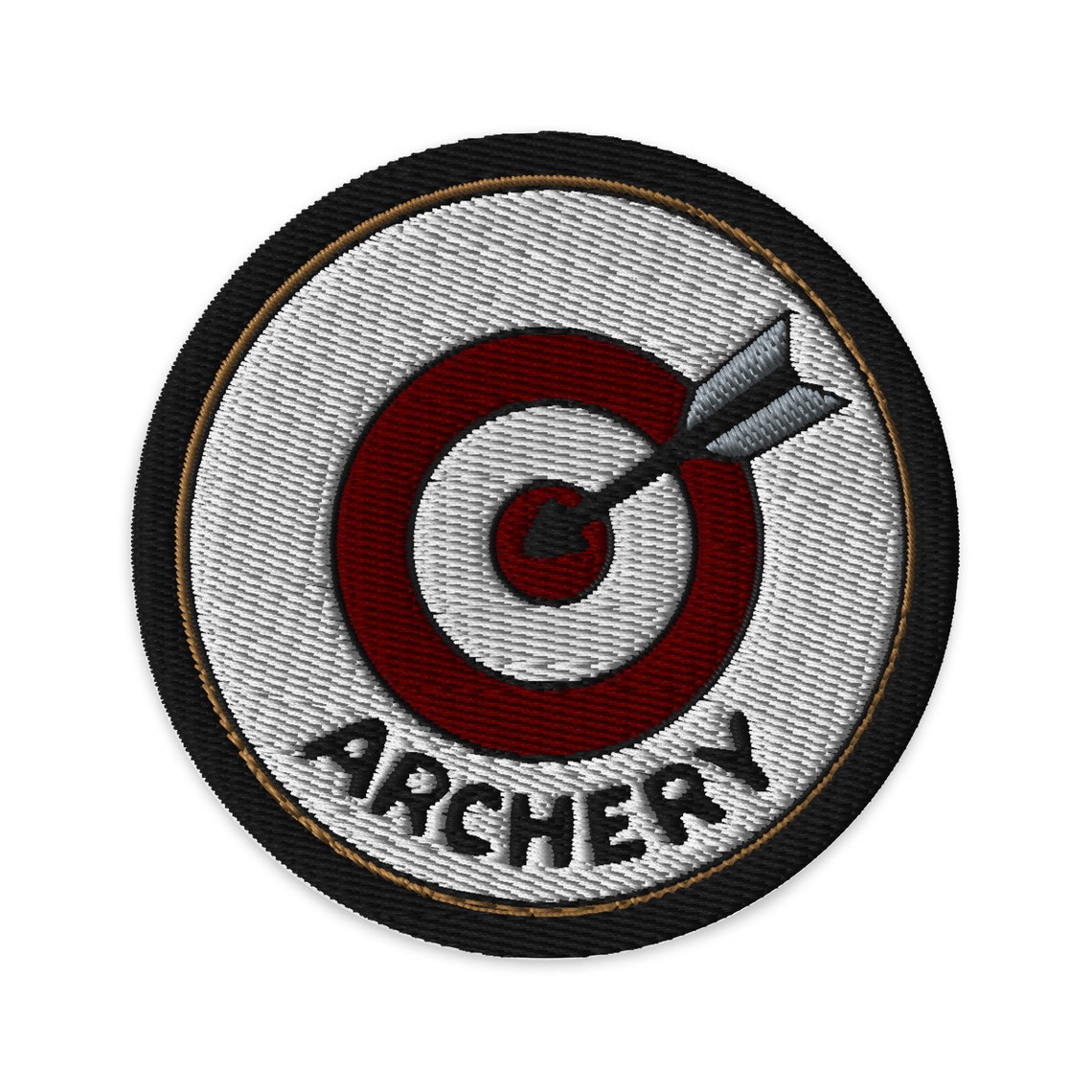 Simpsons 'archery' Embroidered Patch - Etsy