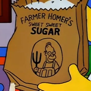 Simpsons Farmer Homer's Sweet Sweet Sugar Polyester Lunch Bag - Homer ...