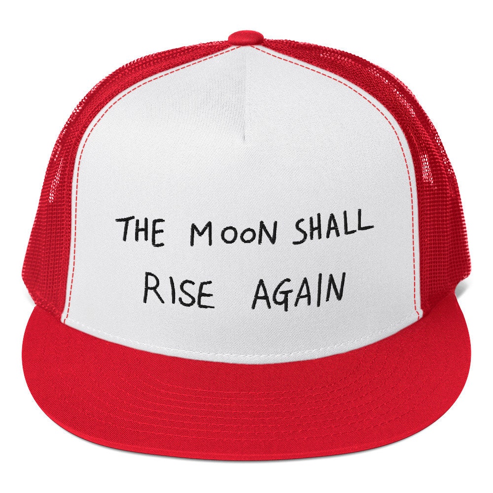 Futurama Embroidered 'the Moon Shall Rise Again' Trucker Hat - Etsy