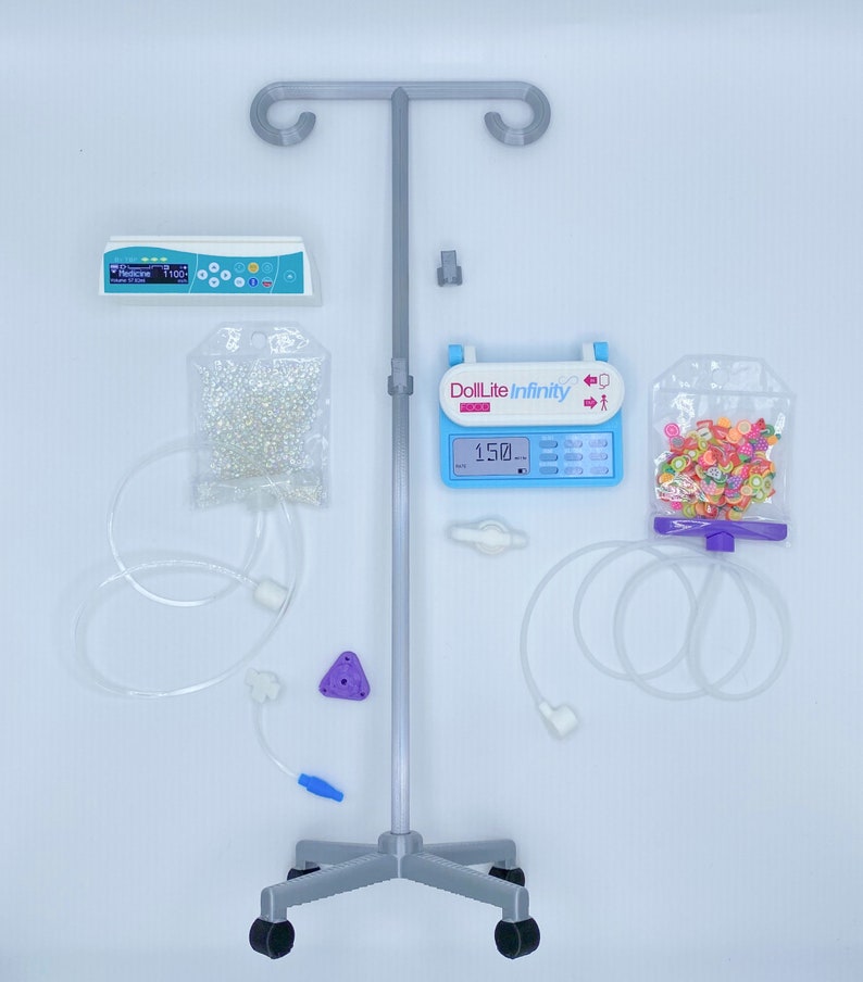 Toy Hospital Play System for Dolls and Stuffed Animals. Toy Infusion ...