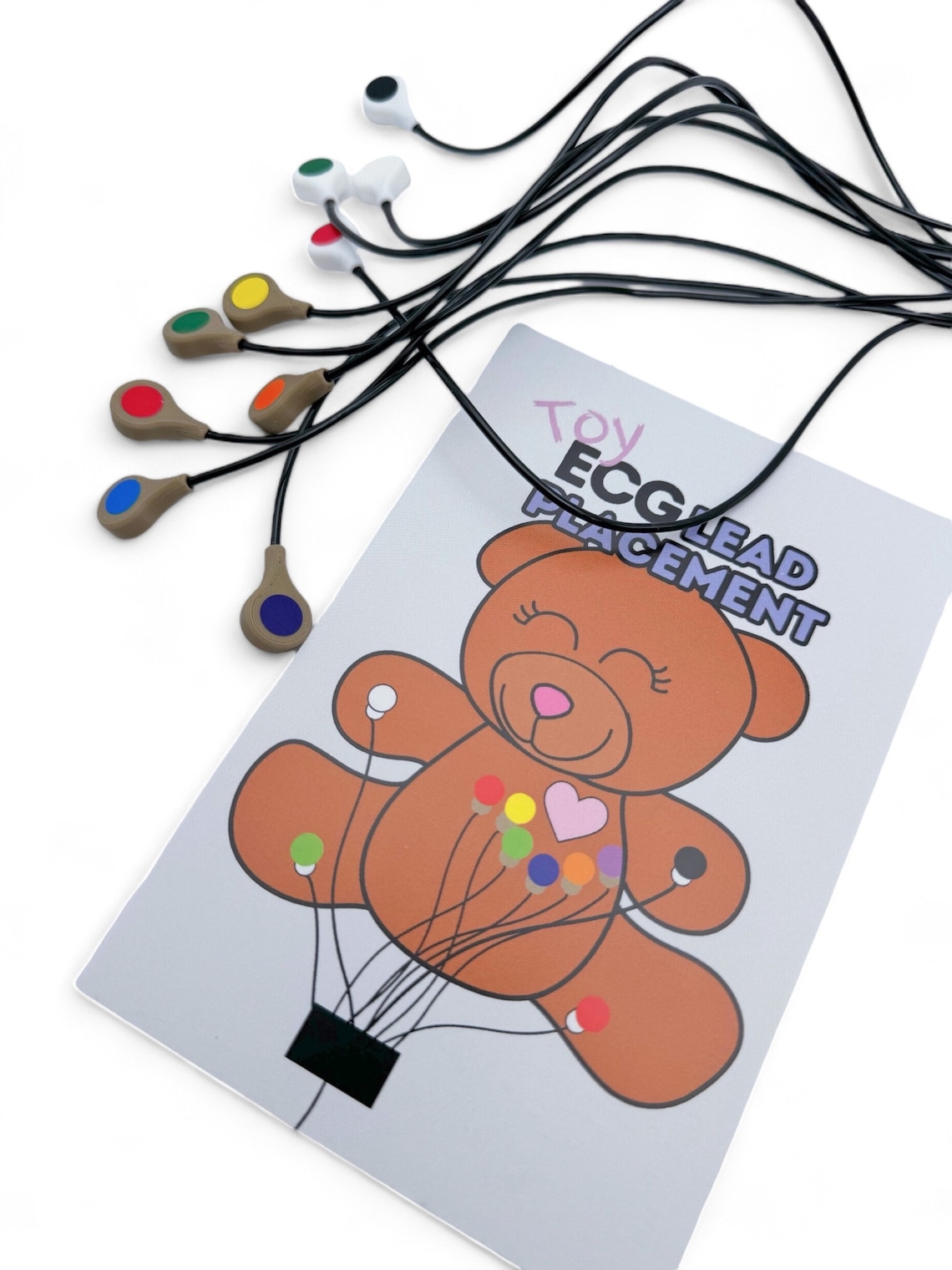Toy EKG Machine for Dolls & Stuffed Animals, Pretend Play Cardiac Toy ...