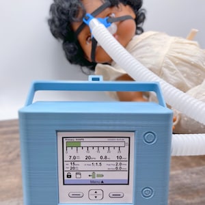 Toy Ventilator for Doll or Stuffed Animal, Trach and Vent, or Mask and ...