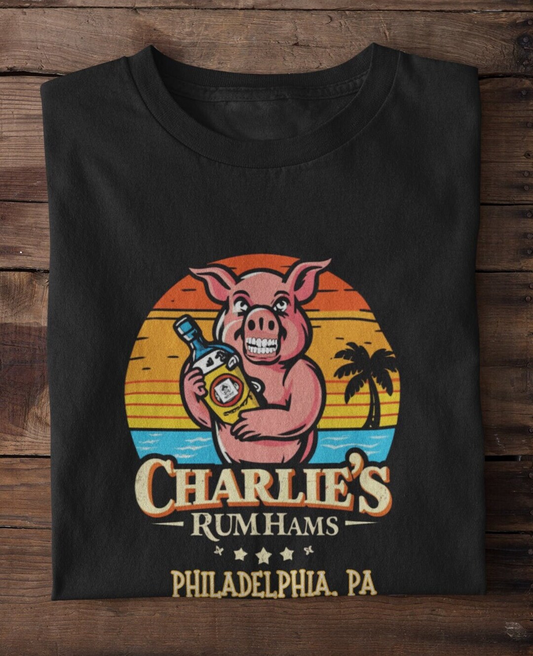 Always Sunny in Philadelphia, Charlie Rum Ham T-shirt, Unisex T-shirt ...