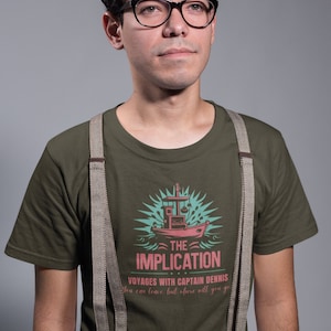 Always Sunny the Implication Dennis Funny T Shirt, Charlie Mac Dee ...