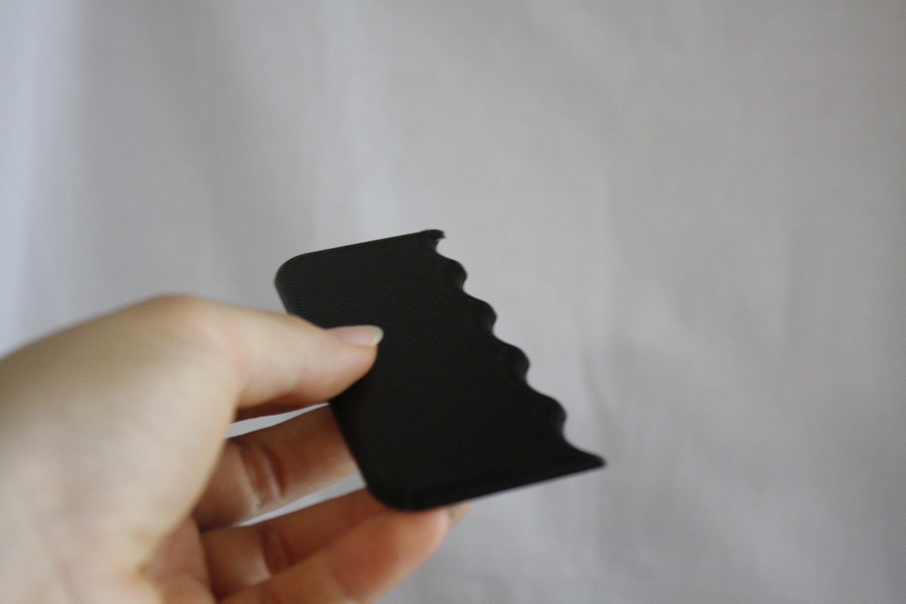 3D Printed Wavy Rib Pottery Throwing Tool 10x4.5cm. A Lightweight and ...