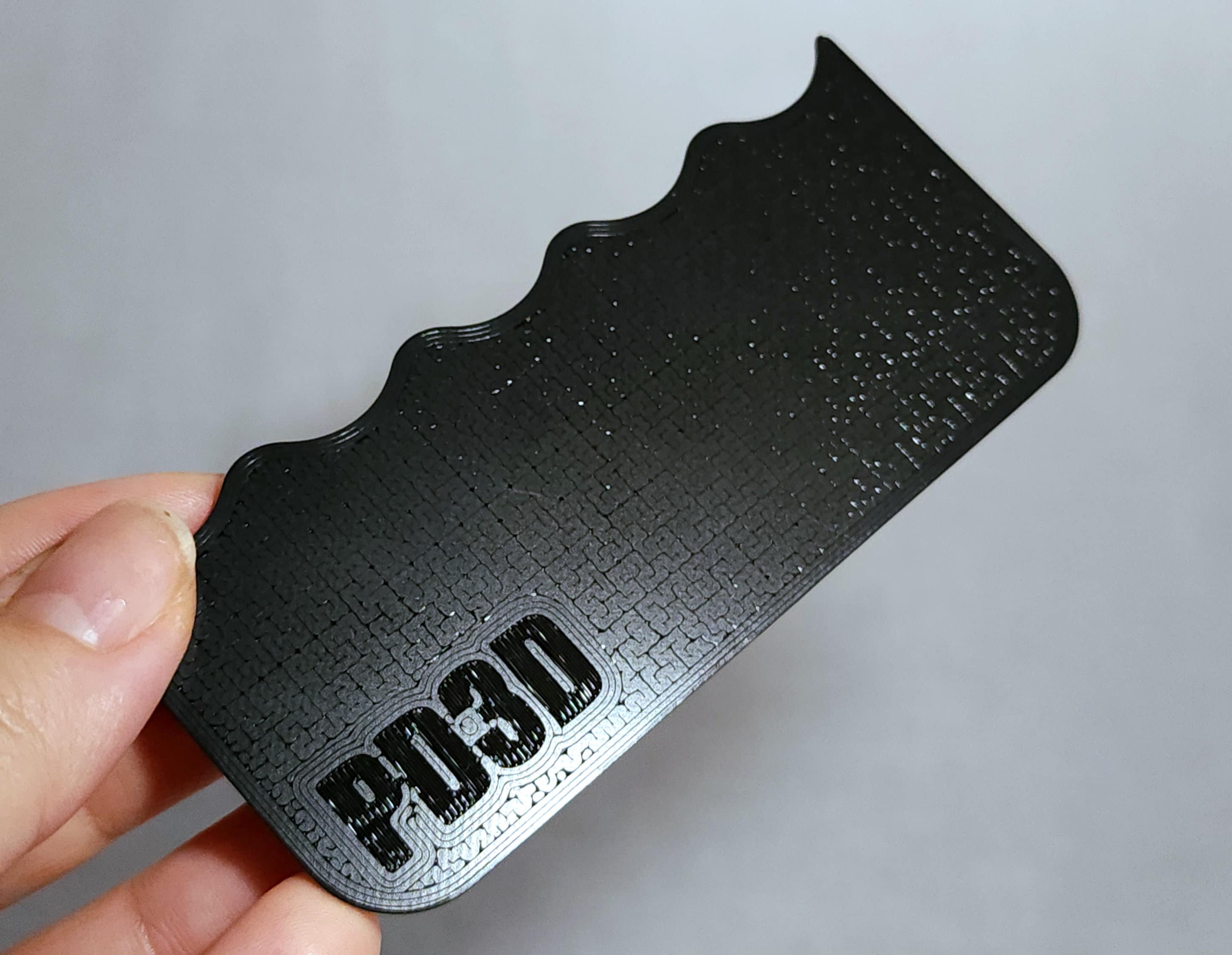 3D Printed Wavy Rib Pottery Throwing Tool 10x4.5cm. A Lightweight and ...