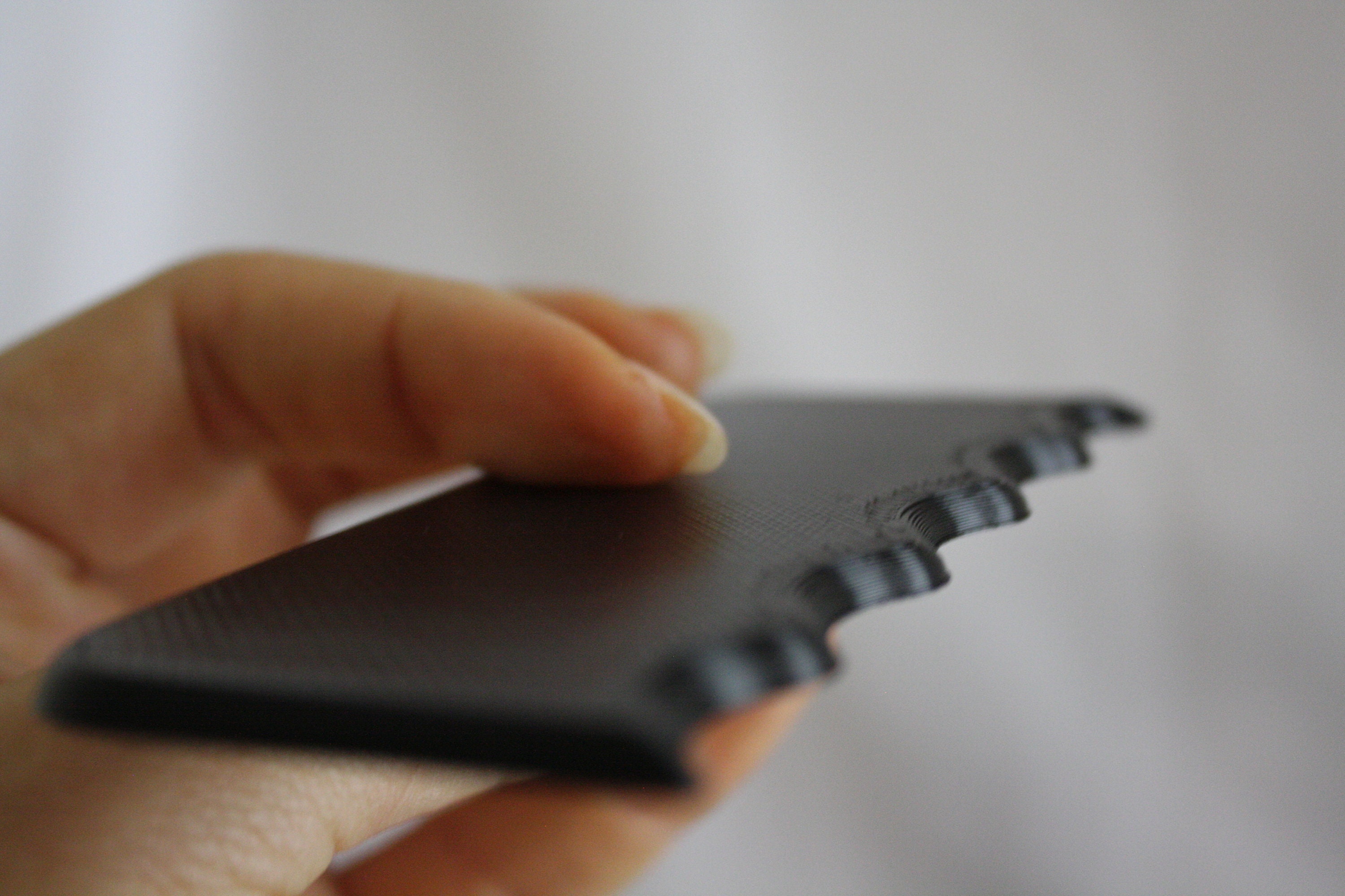 3D Printed Wavy Rib Pottery Throwing Tool 10x4.5cm. A Lightweight and ...