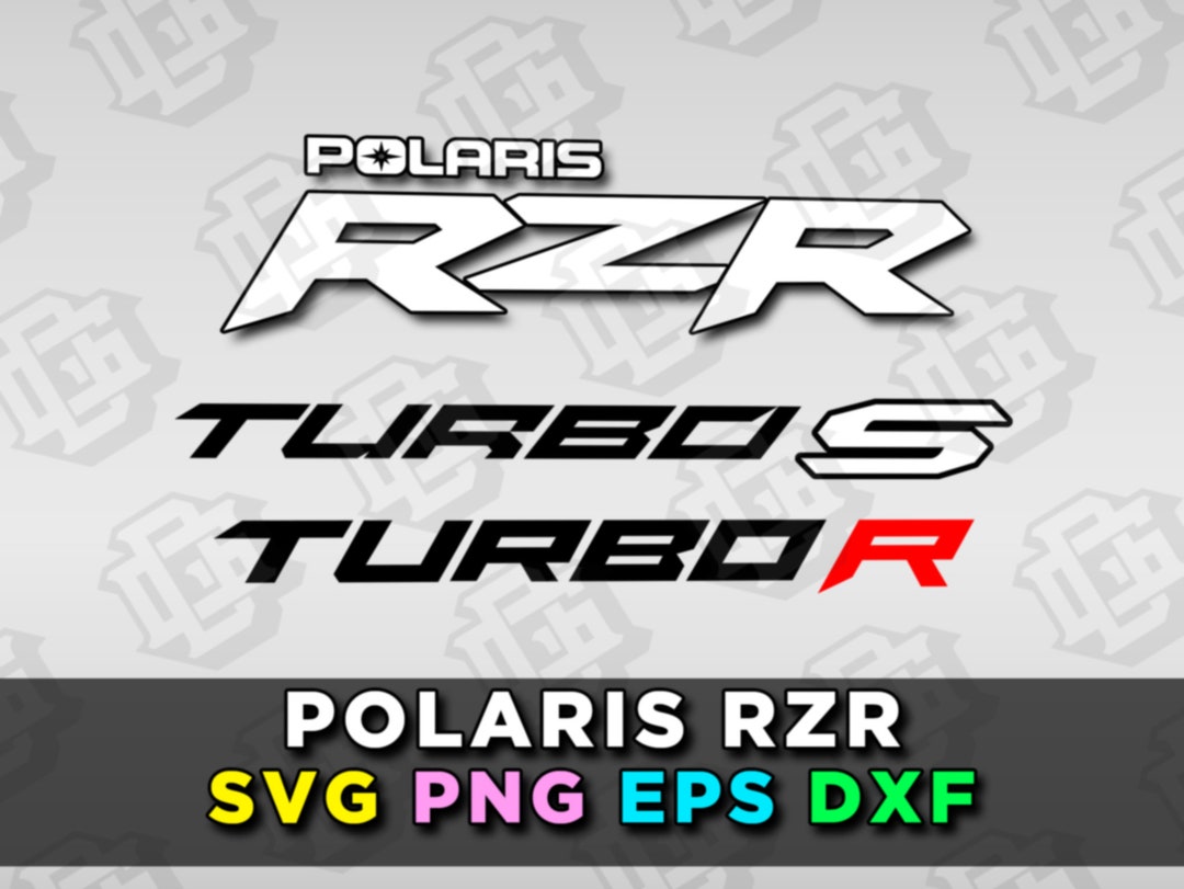 Polaris RZR Turbo S R SVG DXF Png Eps Download Vector Files for Cricut ...