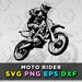 20 Racing Number Fonts SVG EPS DXF Png Bundle Dirtbike Atv Utv ...