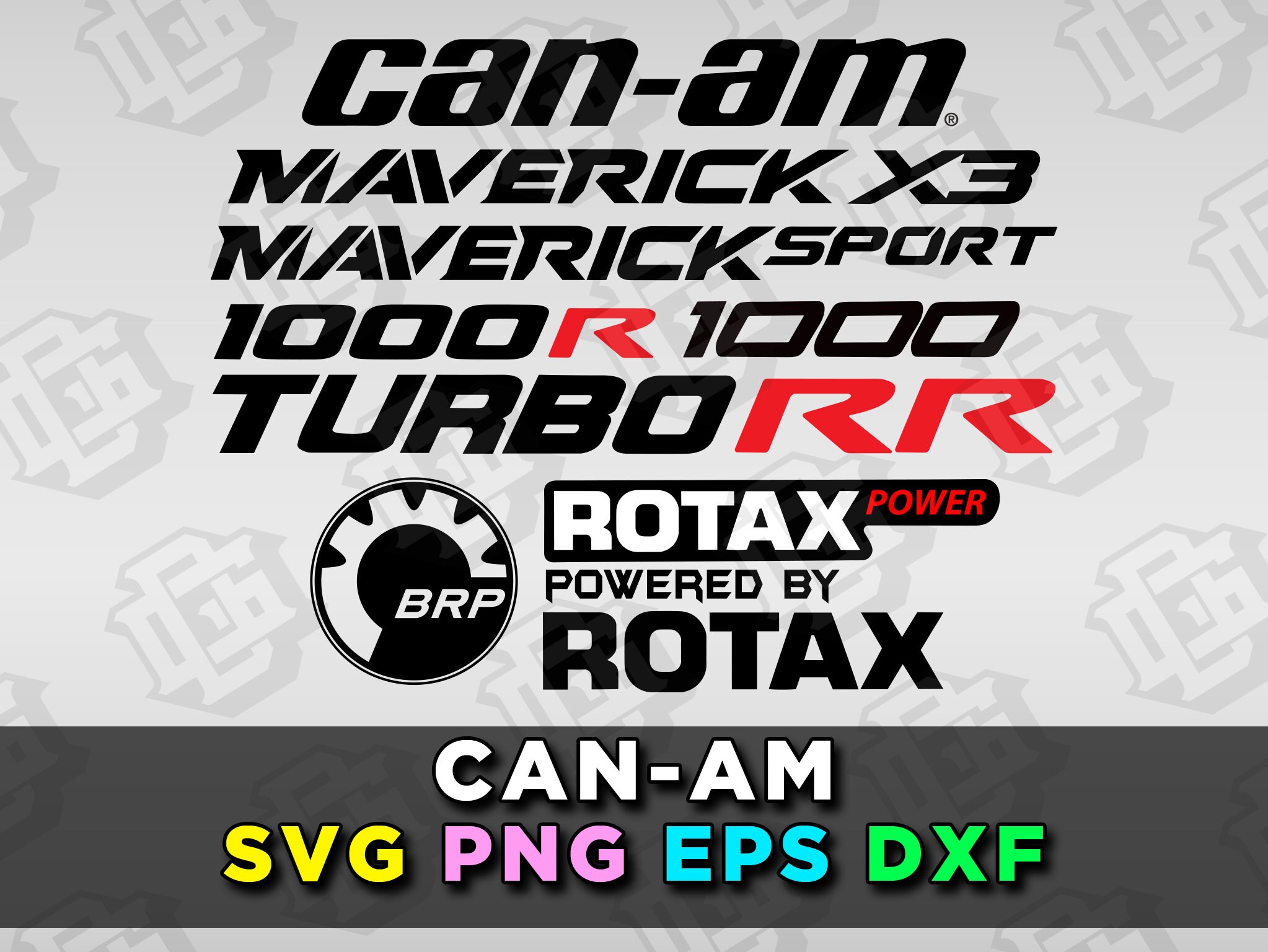 Can-am Maverick X3 Sport 1000 1000R Turbo R RR SVG Pack DXF Png Eps for ...