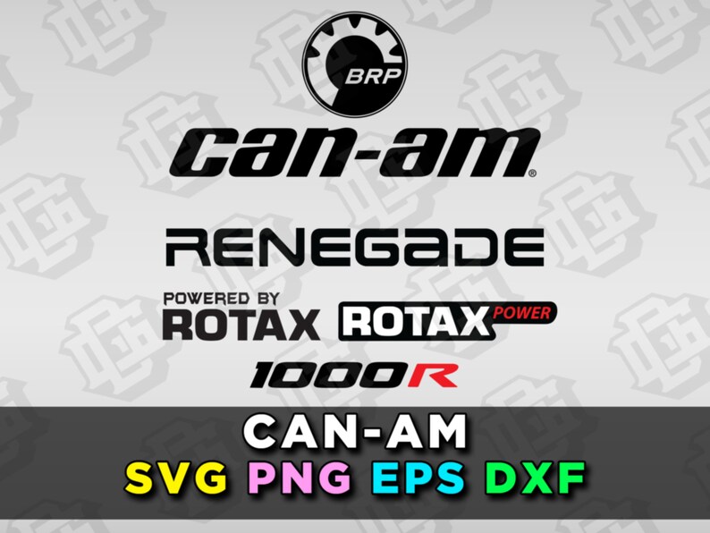Can-am Renegade 1000R Rotax SVG DXF Png Eps for Cricut Silhouette Vinyl ...