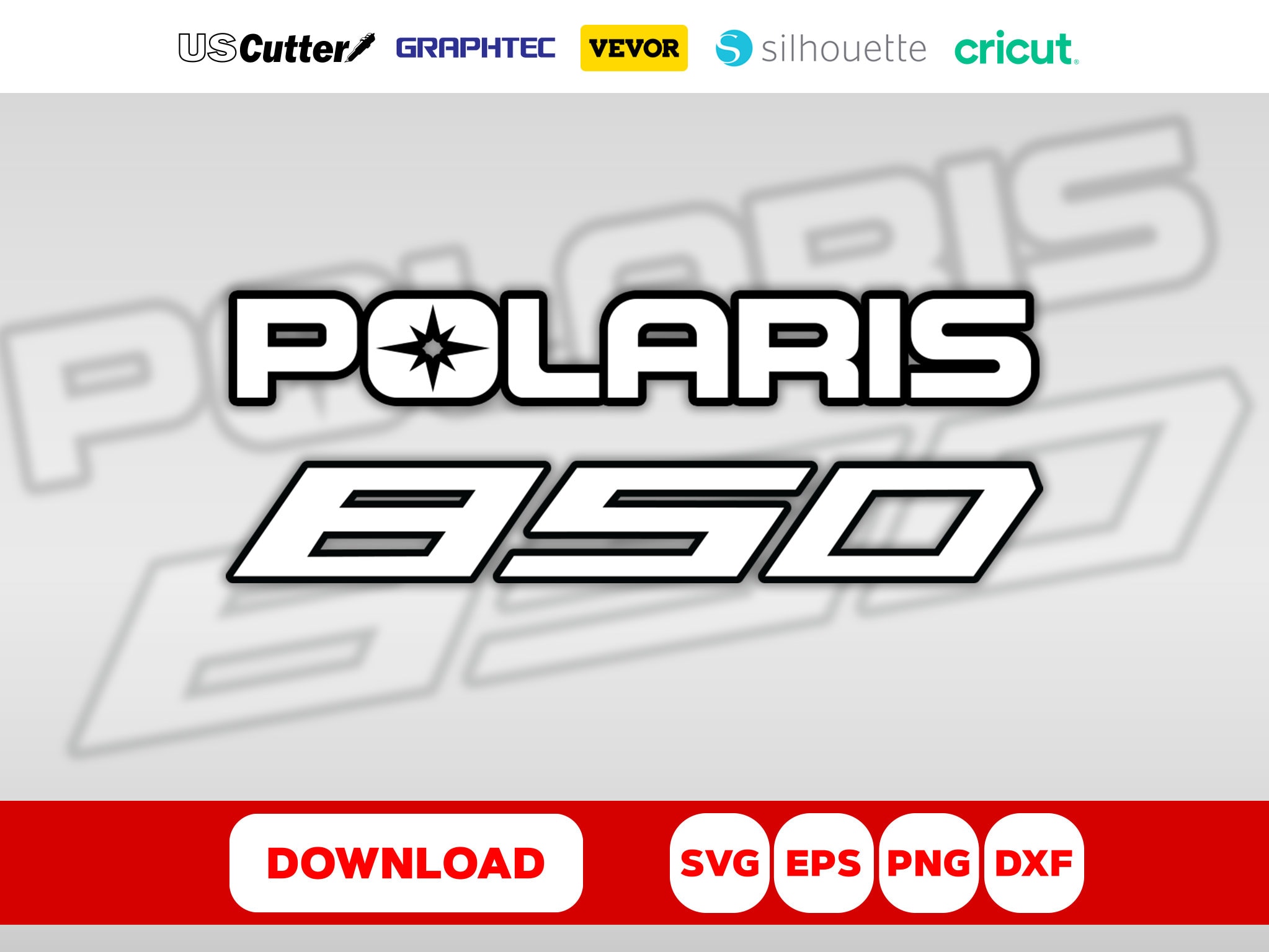 Polaris 850 Sportsman SVG DXF Png Eps Files for Cricut Atv Design Logo ...