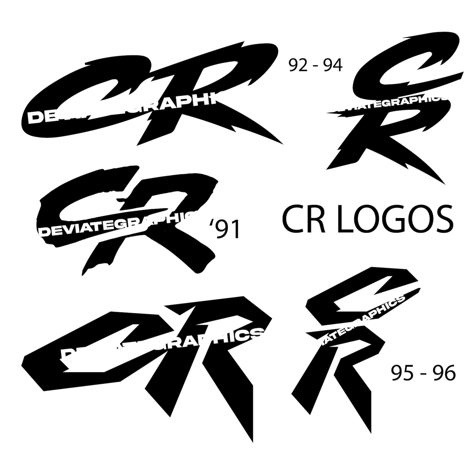 90s Retro Honda CR SVG PNG Dxf Eps Logo Download for Cricut Motocross ...