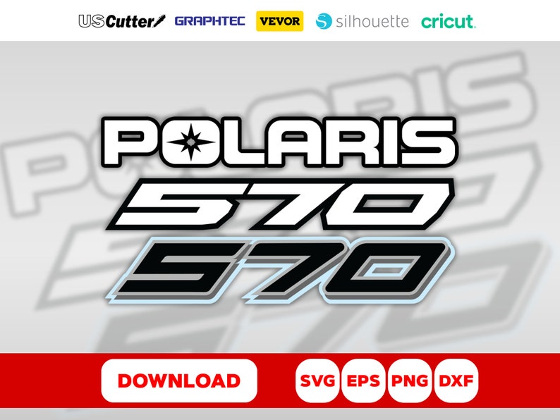 Polaris 570 Sportsman Ranger RZR SVG DXF Png Eps Files for Cricut Atv ...