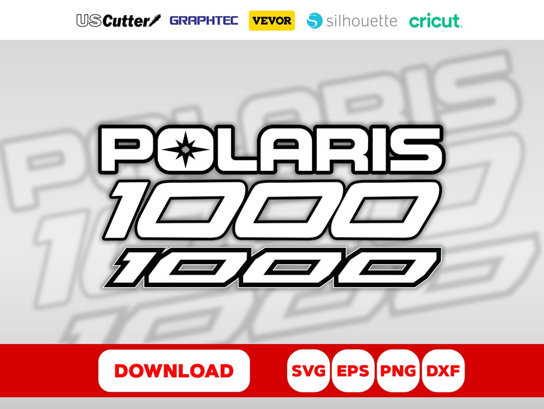 Polaris 1000 General RZR Ranger SVG DXF Png Eps Files for Cricut Utv ...