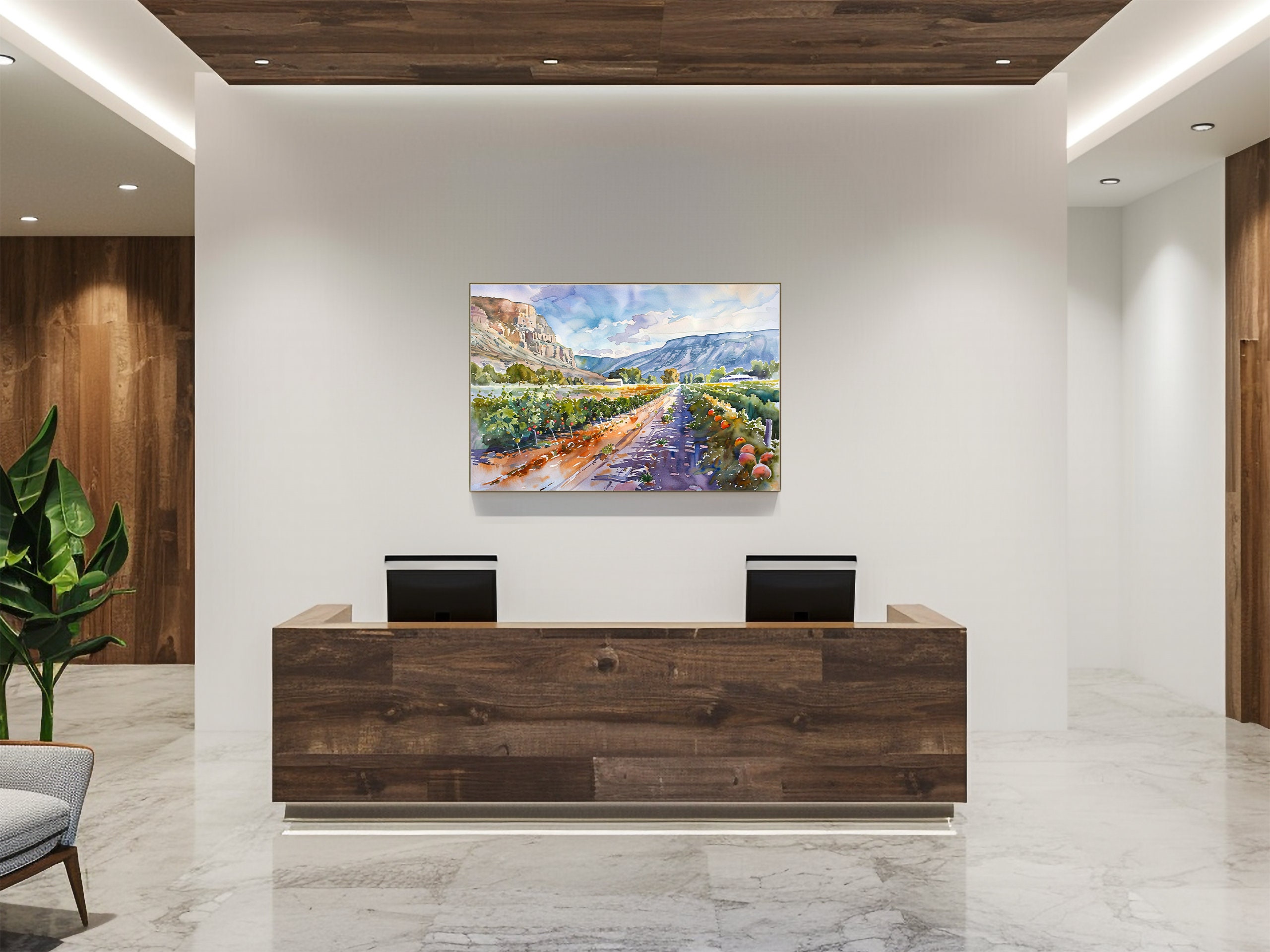 Palisade Colorado Watercolor Download Printable Wall Art Canvas or ...