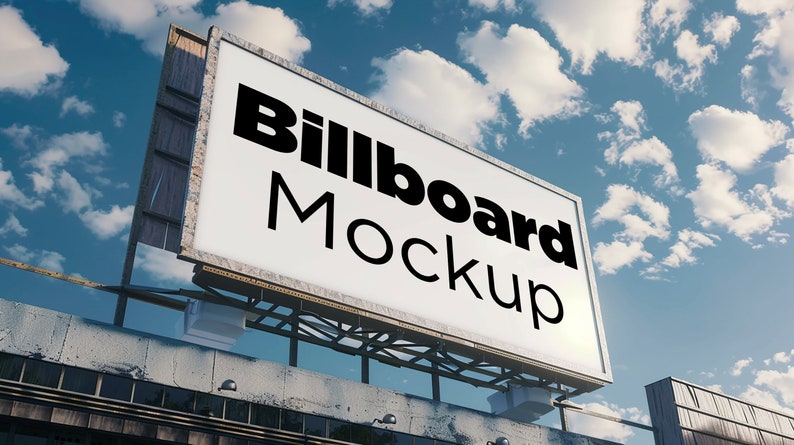 Billboard Smart Mockup & Sign Signage PNG PSD Bundle Photoshop Outdoor ...