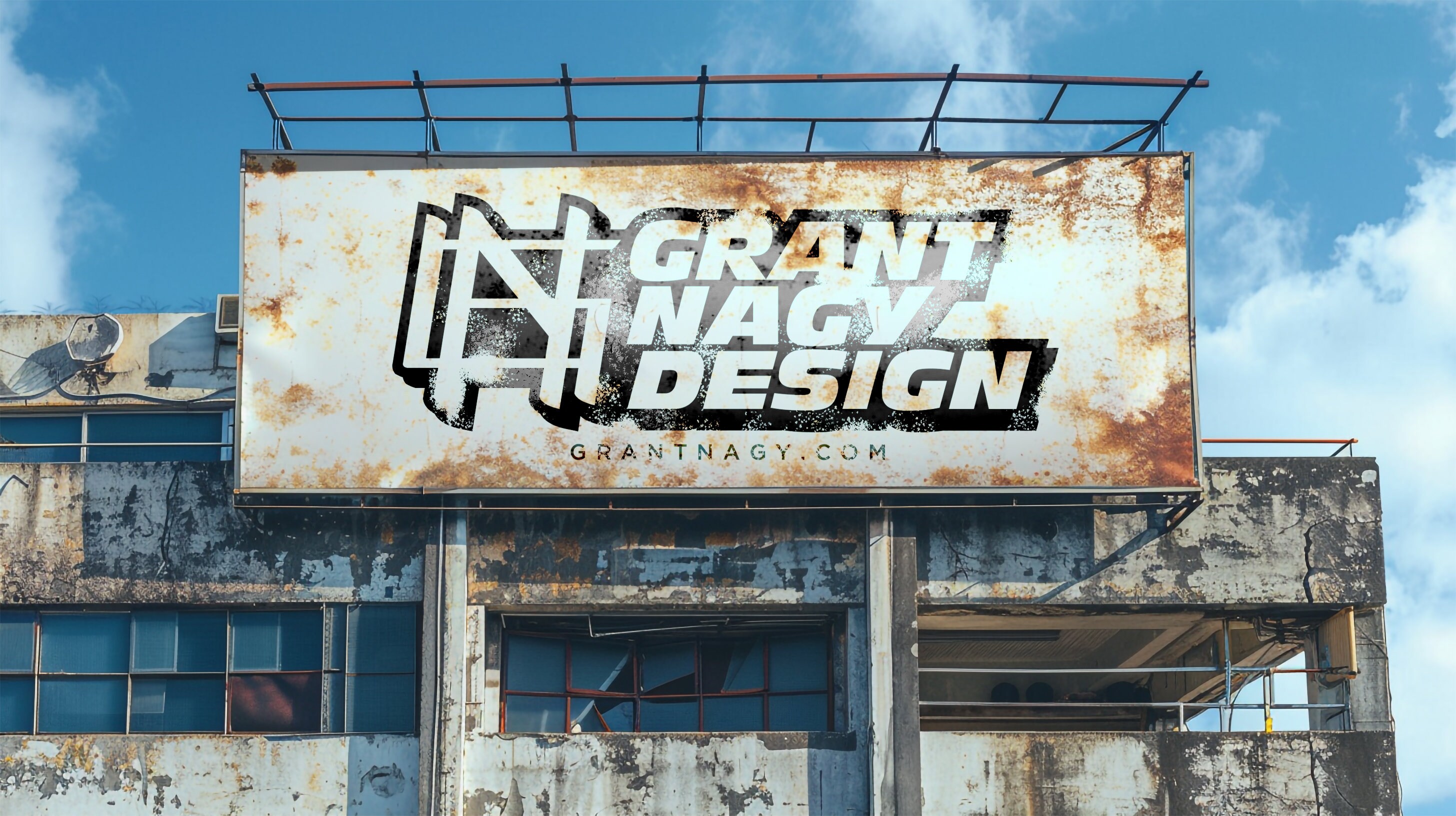 Billboard Smart Mockup & Sign Signage PNG PSD Bundle Photoshop Outdoor ...