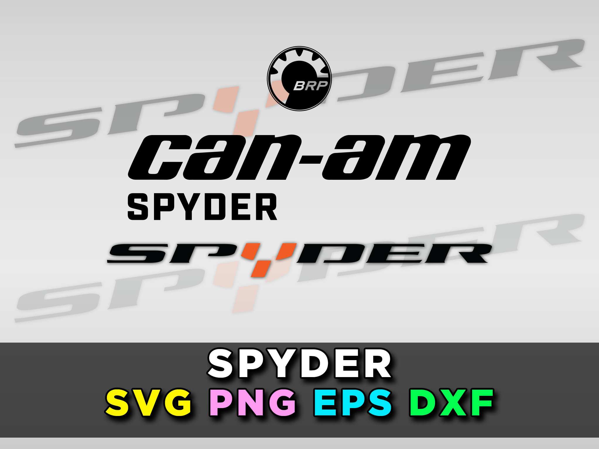 Can-am Spyder Rotax SVG DXF Png Eps for Cricut Silhouette Vinyl Cutter ...