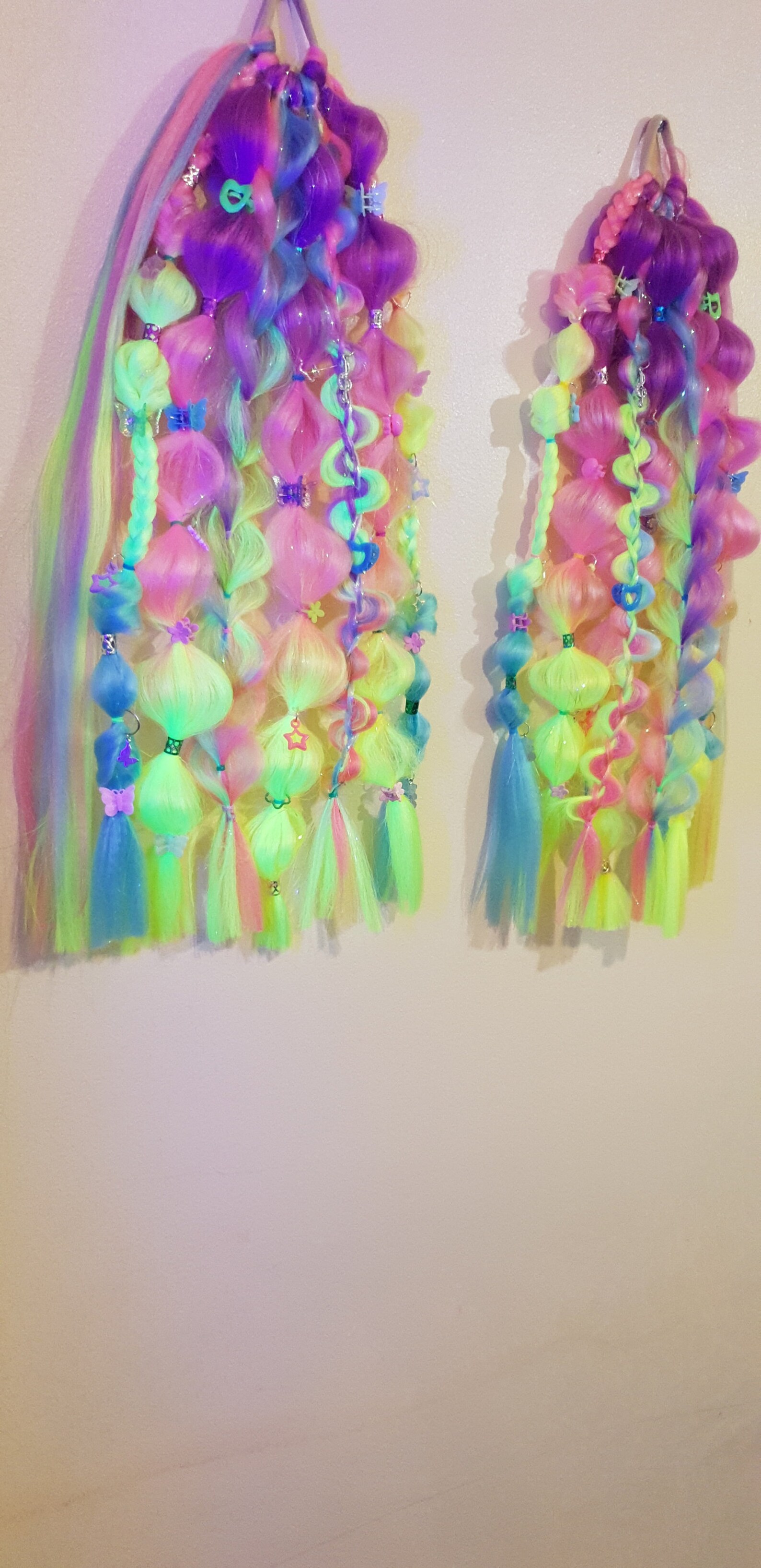 Festival Braids, Rave Braids, Re Usable Braids, Neon Braids, Uv Braids ...