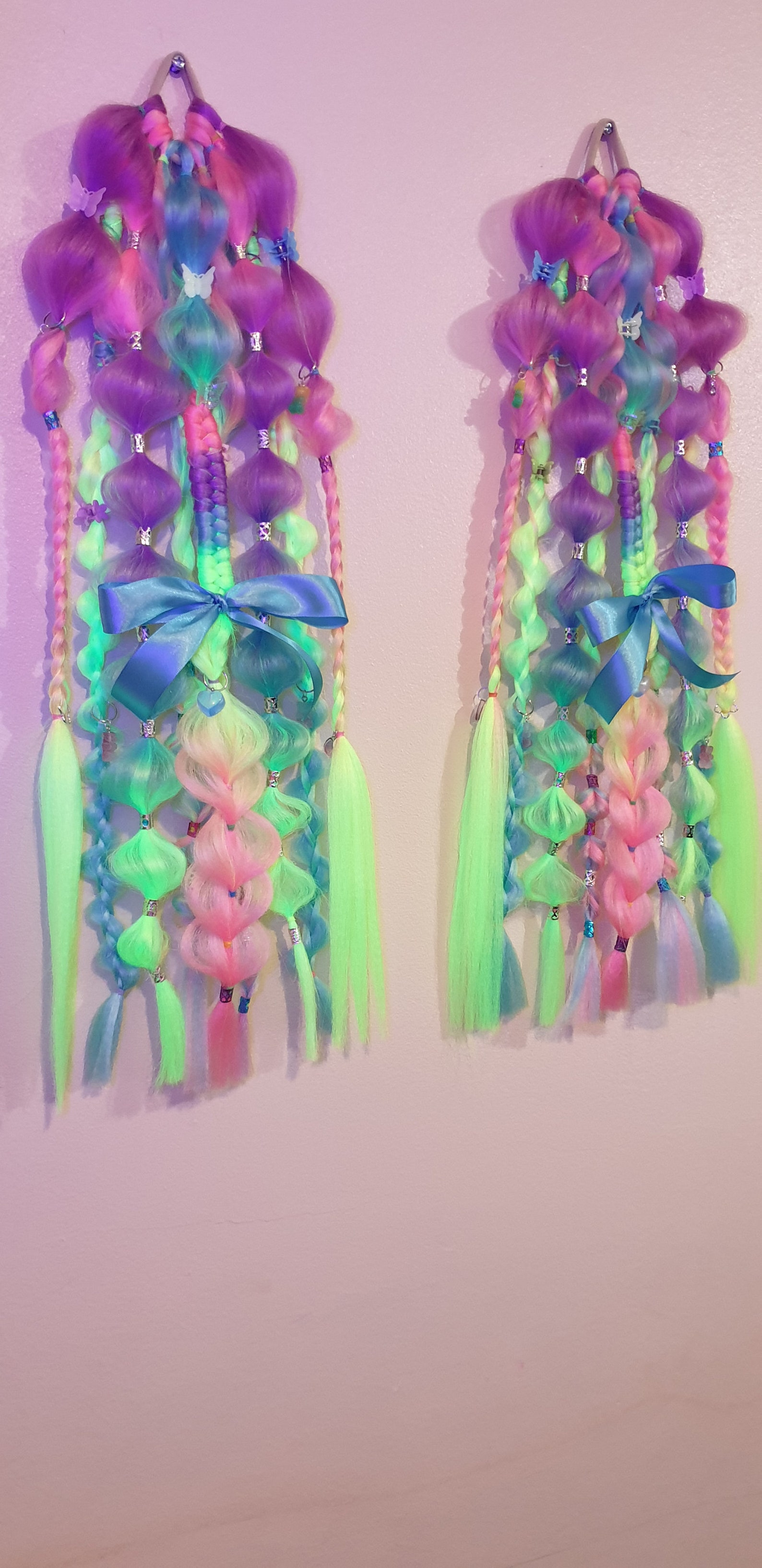Festival Braids, Rave Braids, Re Usable Braids, Neon Braids, Uv Braids ...