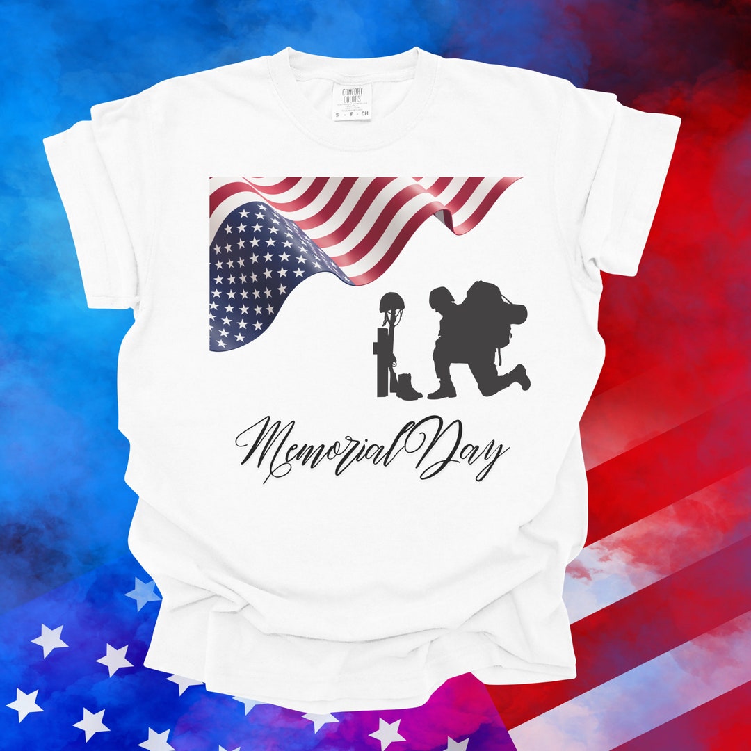 Memorial Day Relaxed Fit Garment-dyed T-shirt, Gift for Memorial Day ...