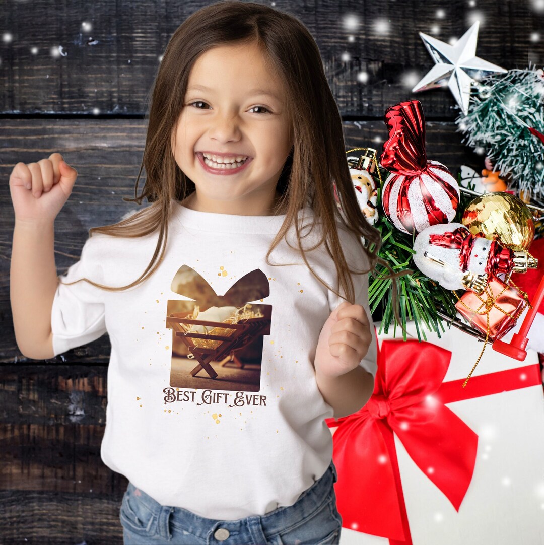Kids Christmas Nativity Tee Shirt Kids Jesus Birthday T - Etsy