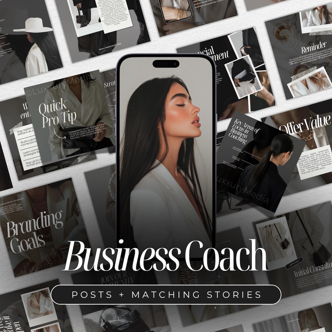 Business Coach Instagram Templates | Digital Marketing Social Media ...