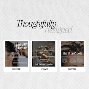 Trichology Instagram Templates | Trichologist Social Media Posts | Hair ...