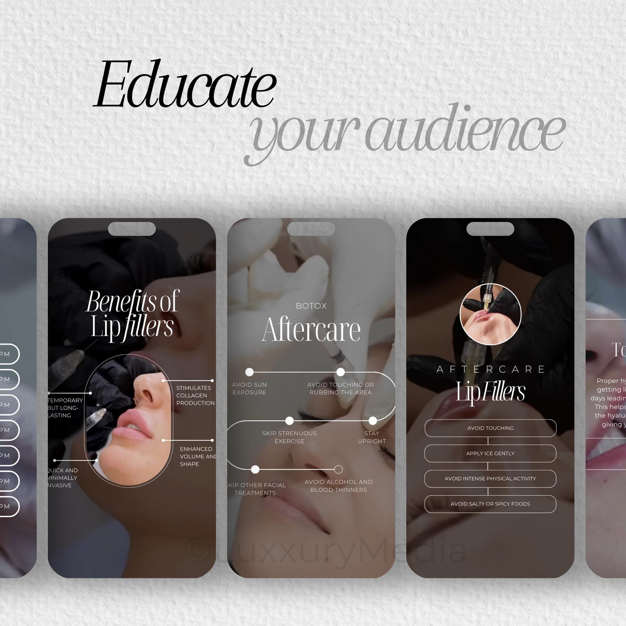 Lip Filler & Botox Instagram Reels Nurse Injector Reels Medspa Video ...