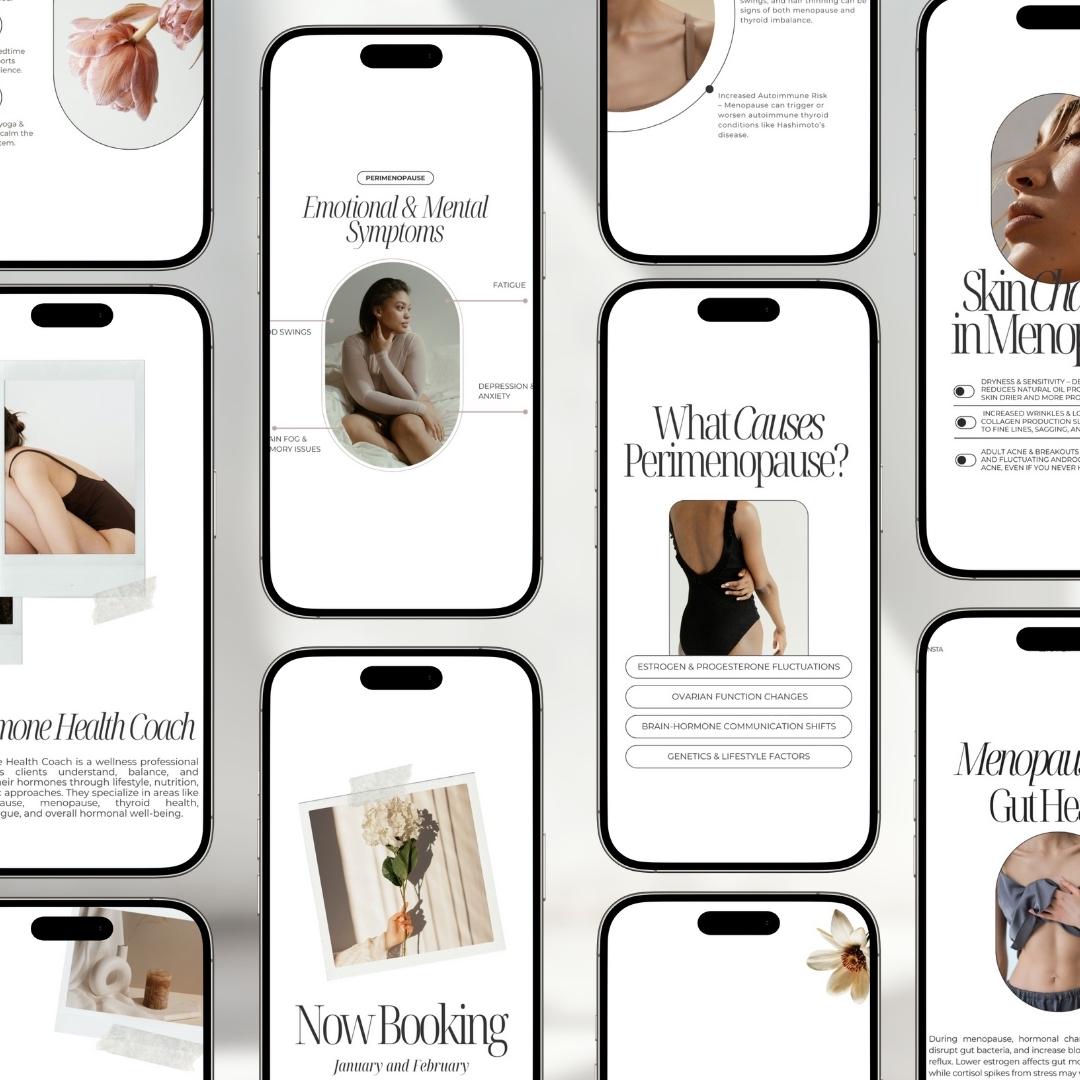 Menopause Instagram Templates | Perimenopause Posts | Hormone Health ...