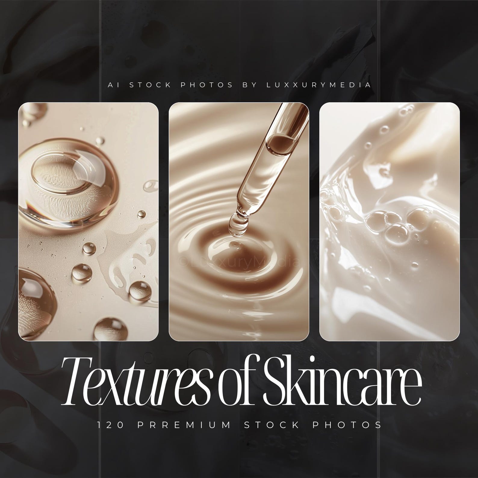 Skincare Textures Stock Photos | Skincare Products Photos | Skincare ...