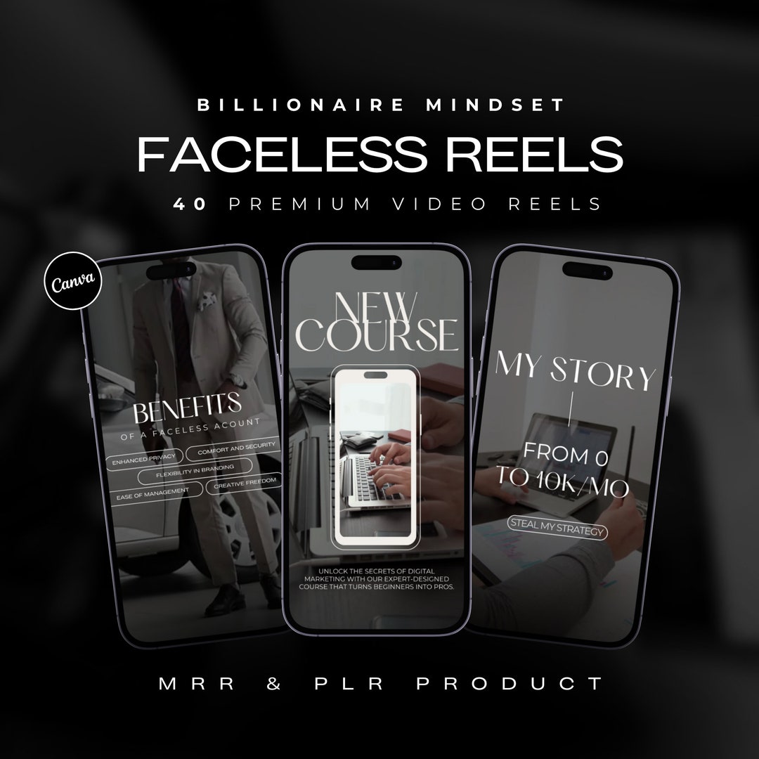 40 Faceless Reels for Men Instagram | Faceless Marketing Instagram ...