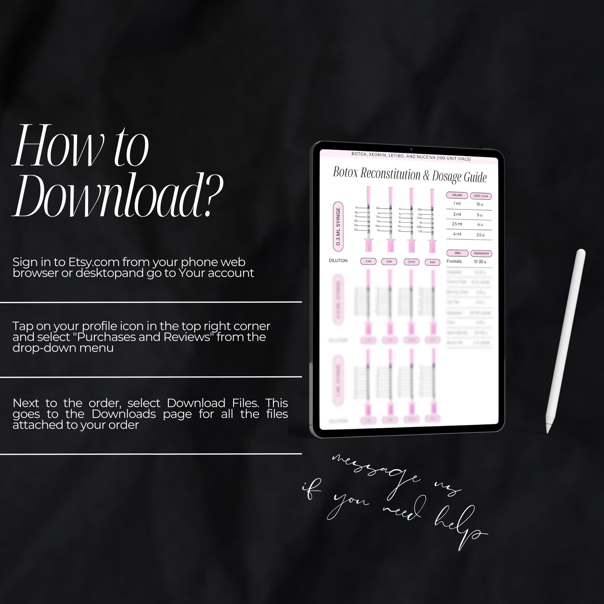 Botox Reconstitution Chart | Botox Dosing Guide | Nurse Injectors Botox ...