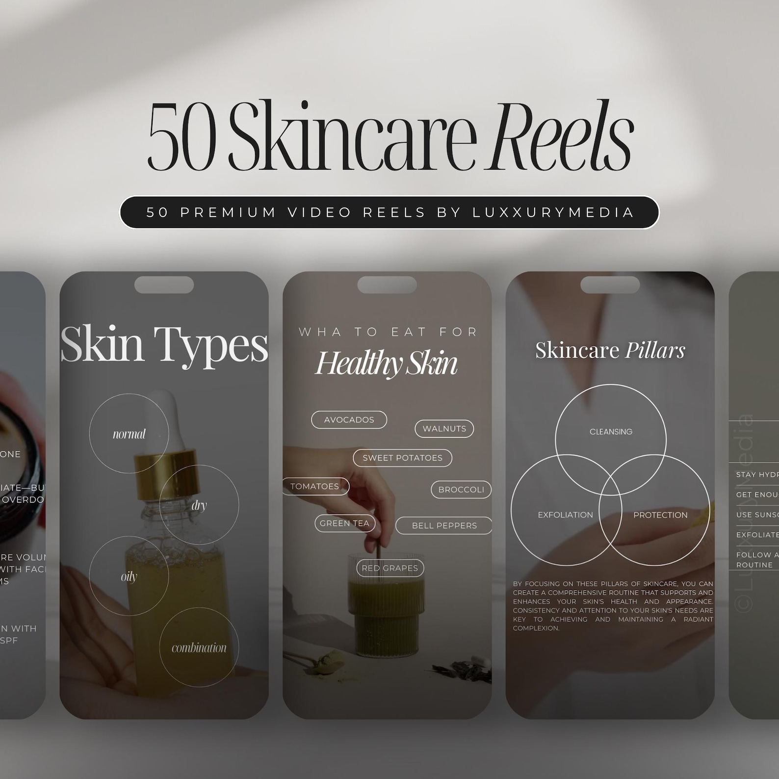 50 Skincare Reels Instagram | Esthetician Reels | Skincare Instagram ...